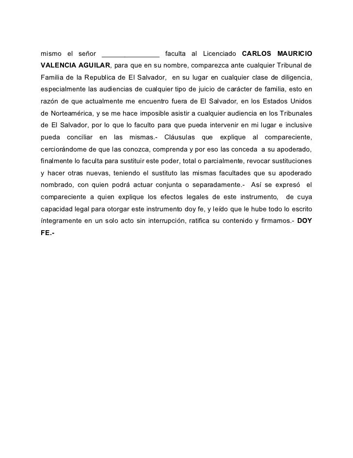 Modelo De Poder General Administrativo Con - milanuncios prestamos ...