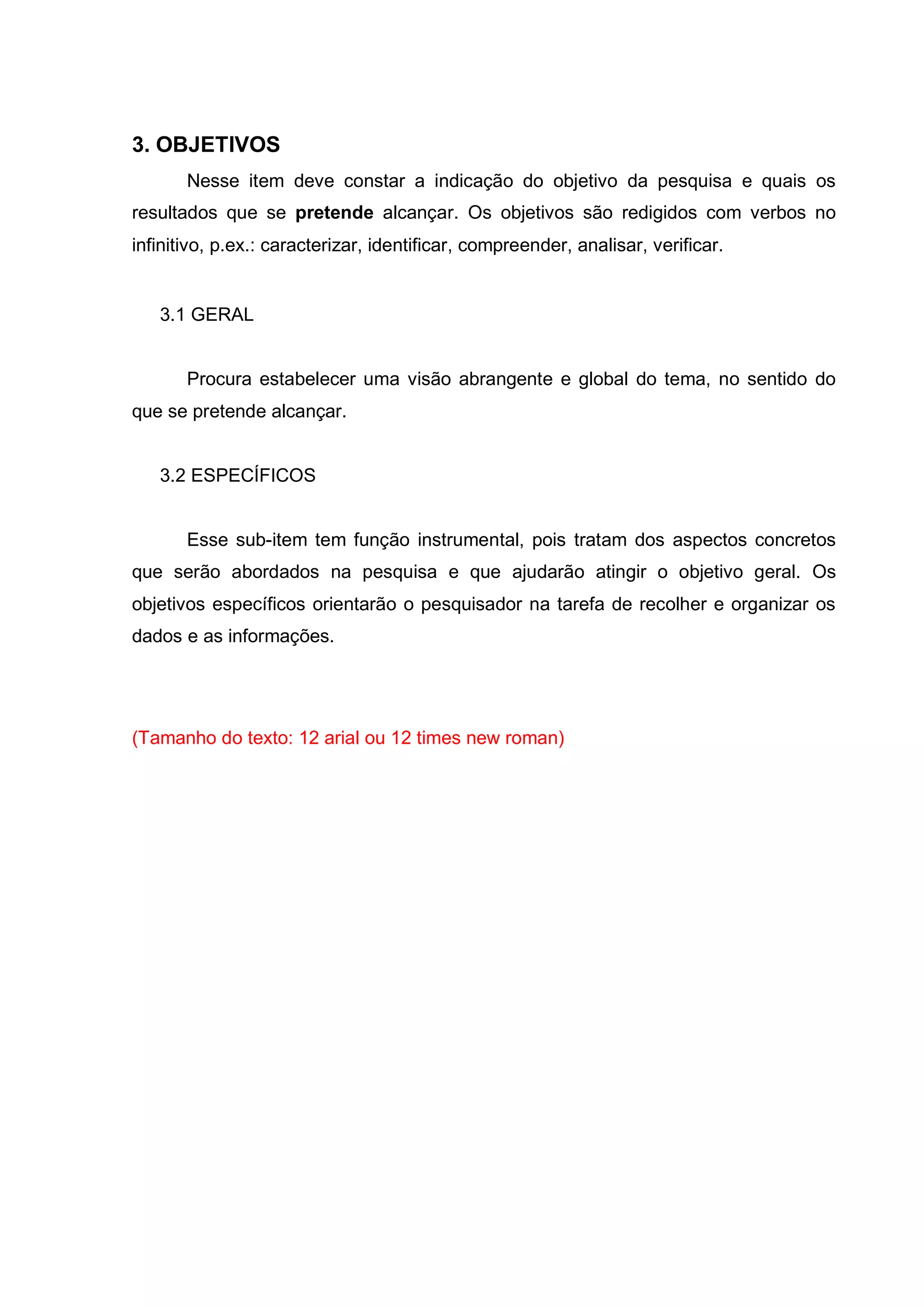 Modelo De Pre Projeto Tcc Pdf