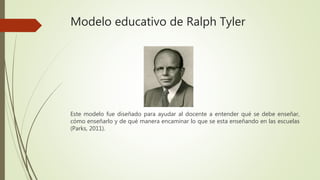 Modelo de Ralph Tyler | PPTX