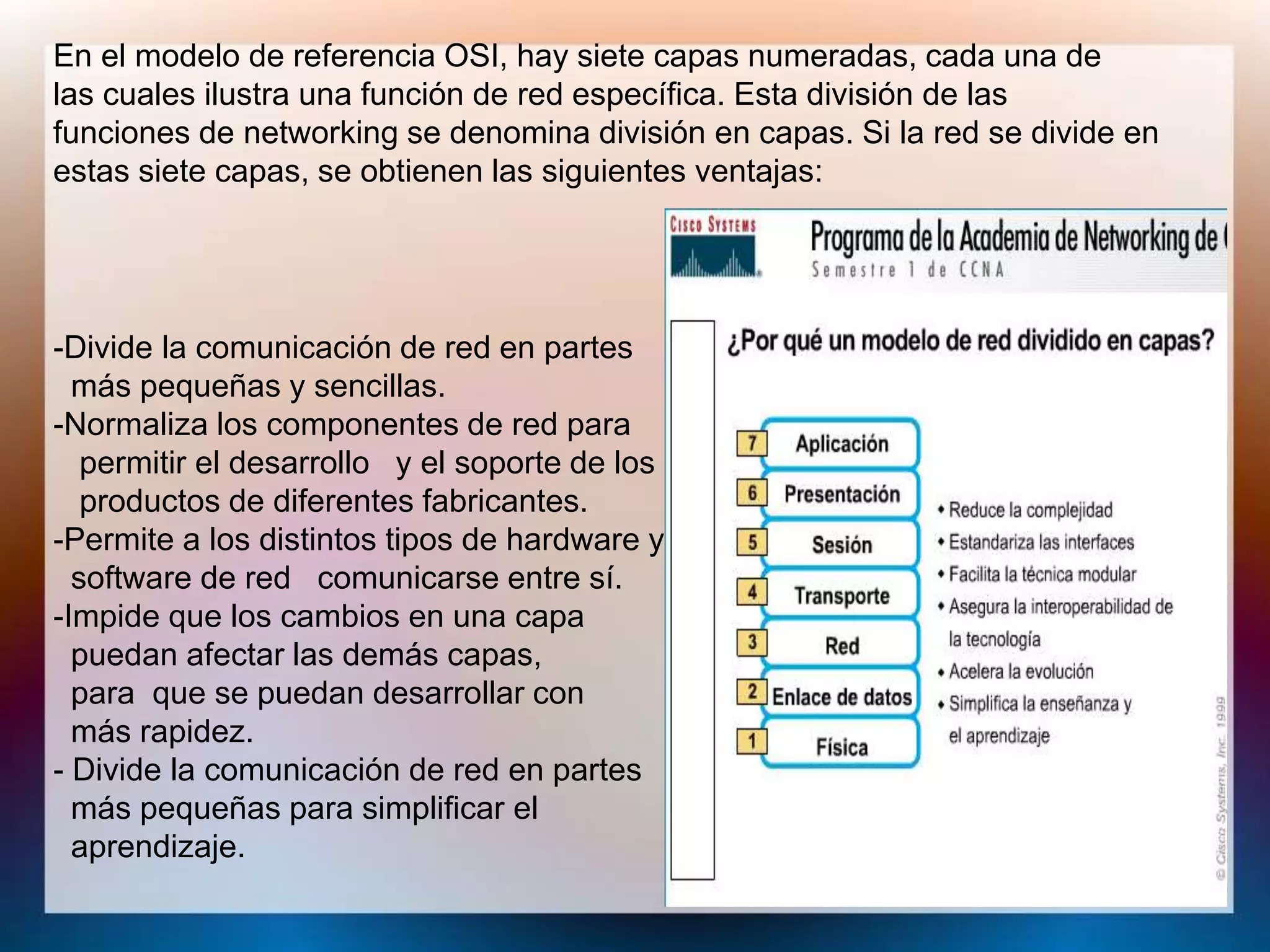 Modelo de referencia osi | PPTX