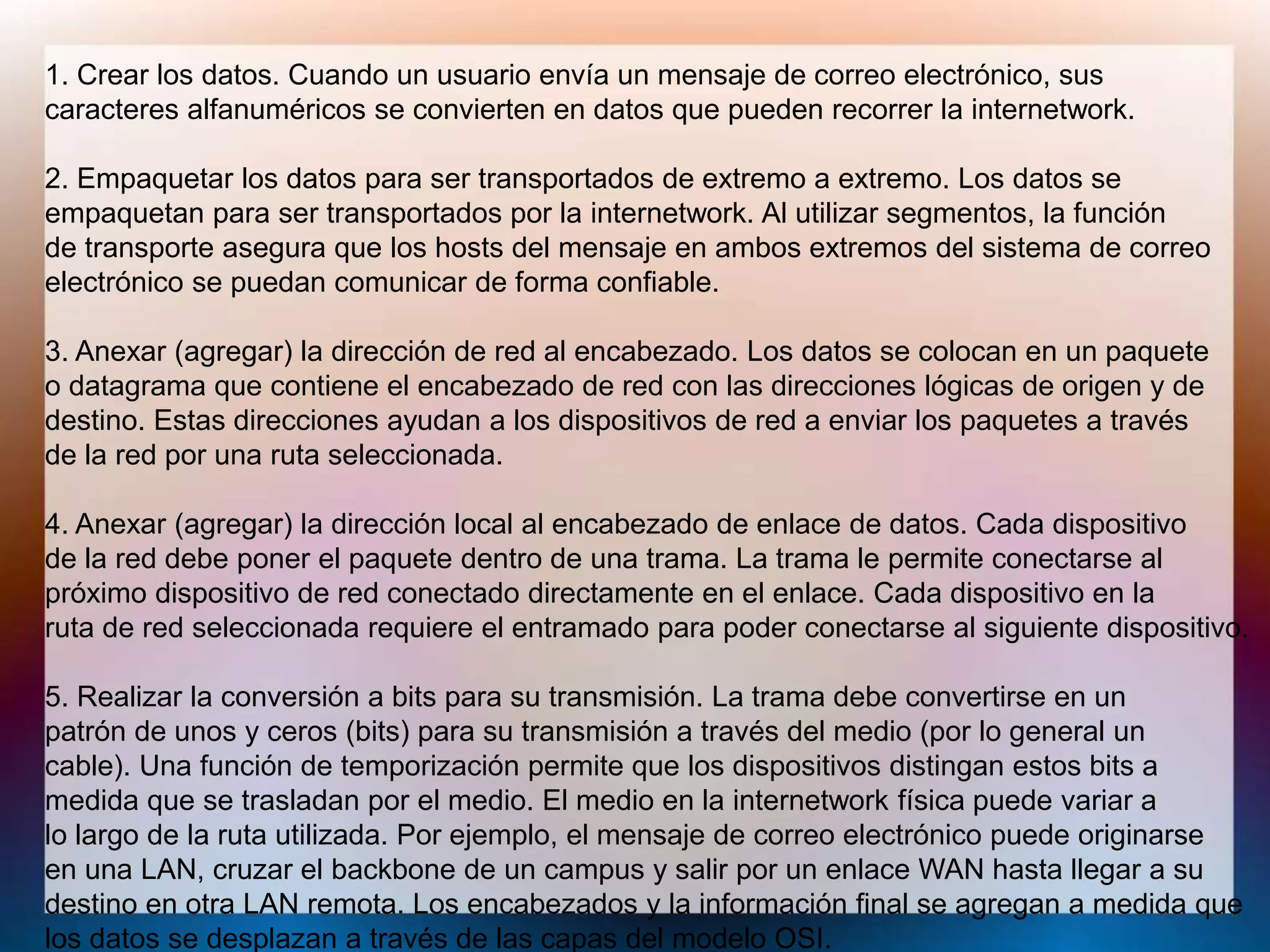 Modelo de referencia osi | PPTX