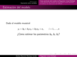 Modelo de regresión lineal múltiple | PDF