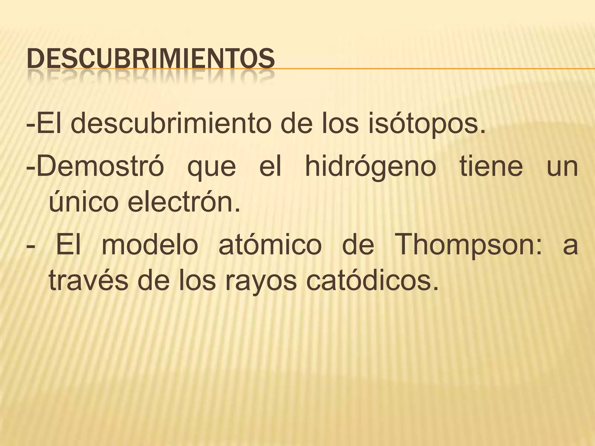 Modelo de Thomson | PPT