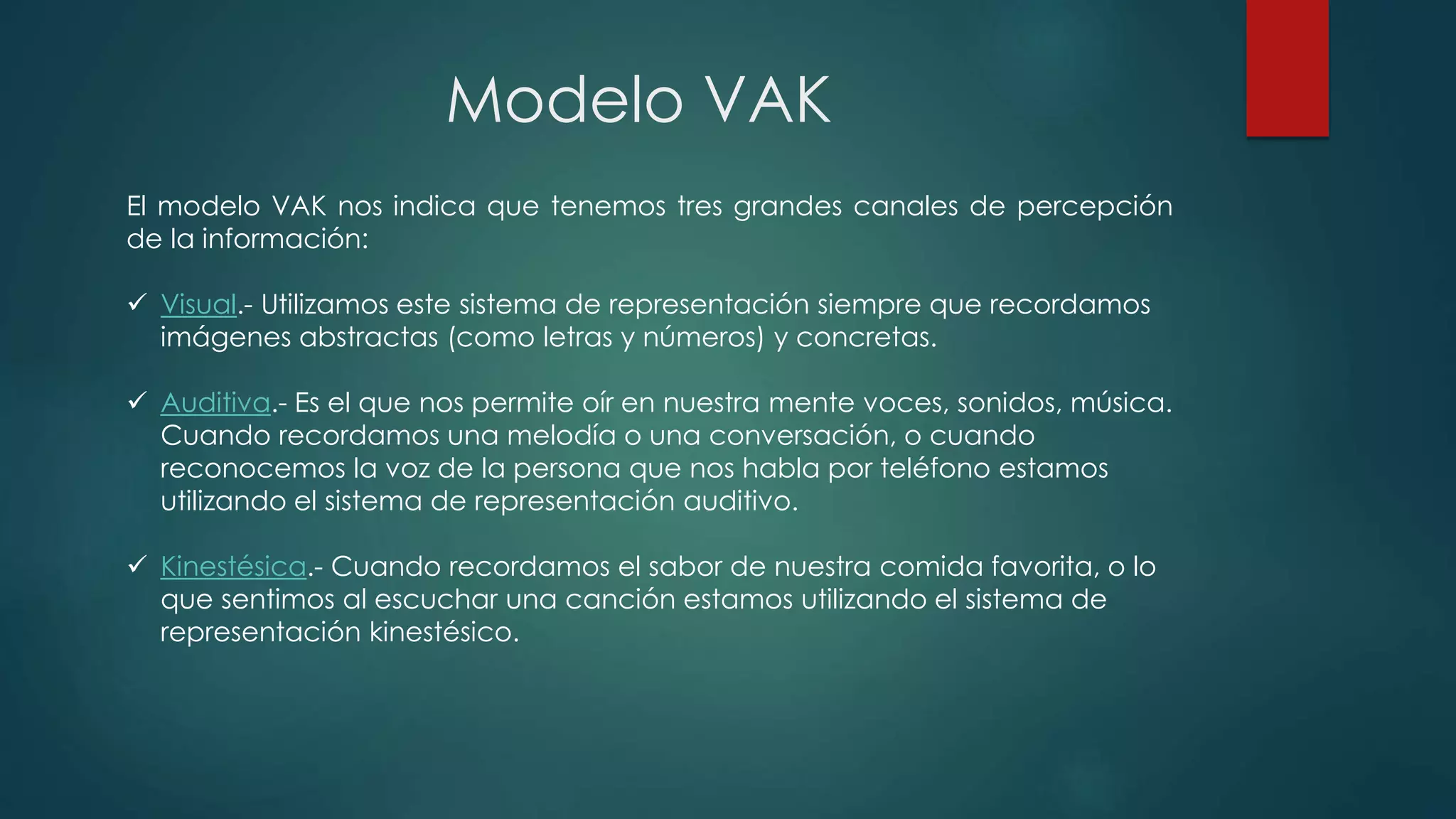Modelo de vak | PPTX