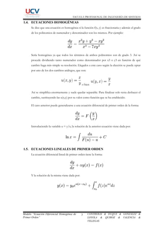 Modelo dinámico de ecuaciones diferenciales | DOCX