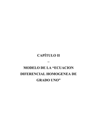 Modelo dinámico de ecuaciones diferenciales | DOCX