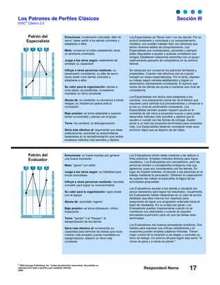 Modelo disc y su interpretacion | PDF
