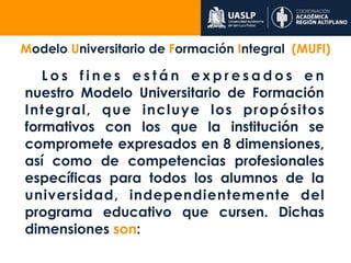 Modelo educativo UASLP | PDF
