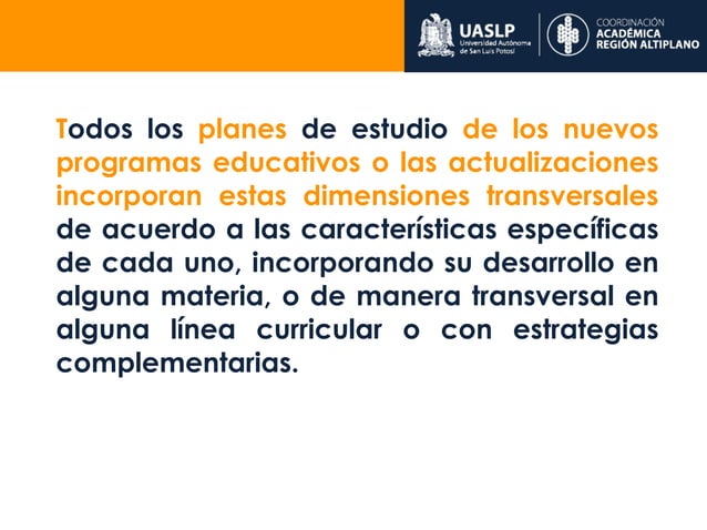 Modelo educativo UASLP | PPT