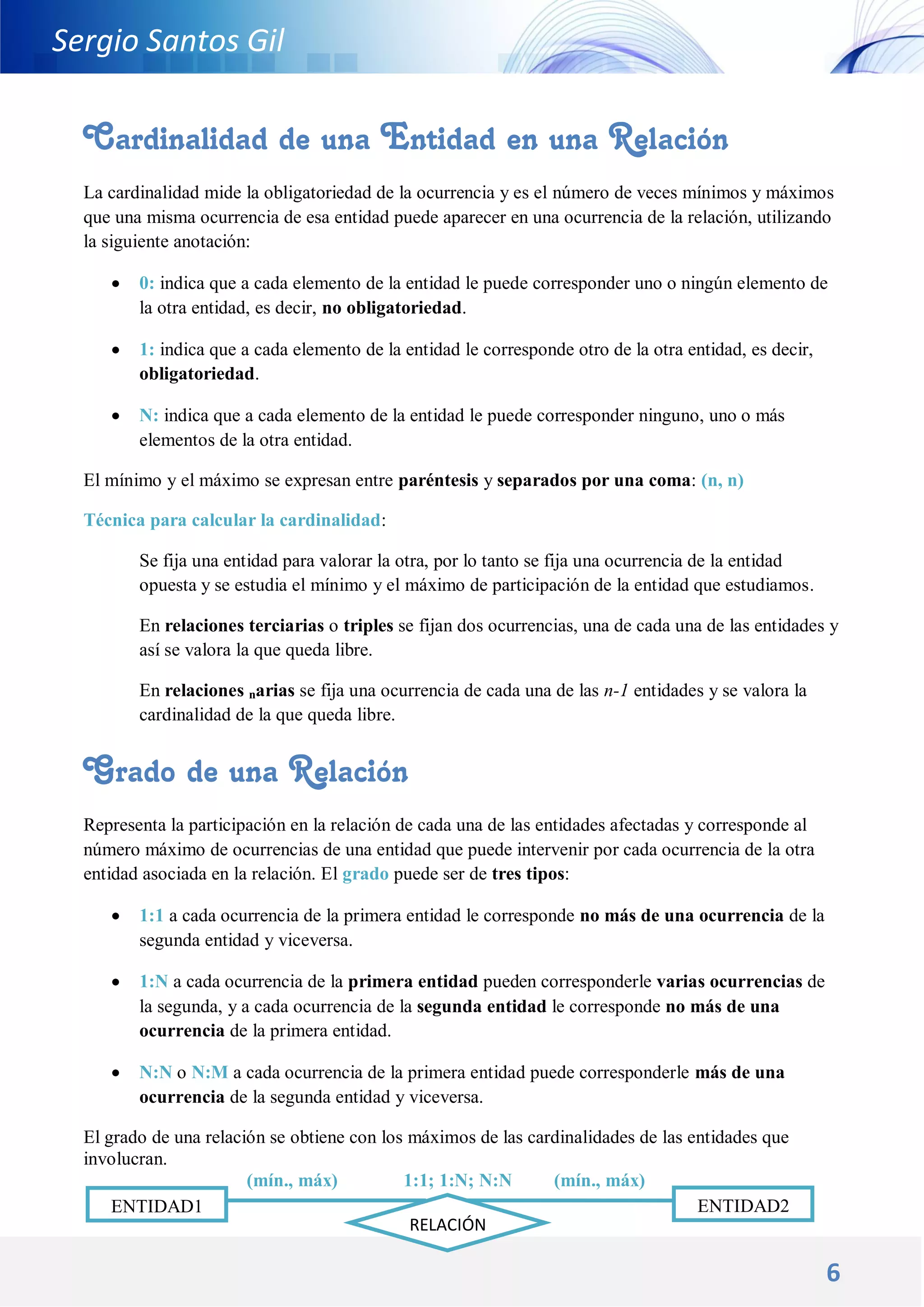 Modelo Entidad Relación | PDF