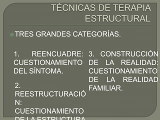 Modelo Estructural de Salvador Minuchin | PPTX