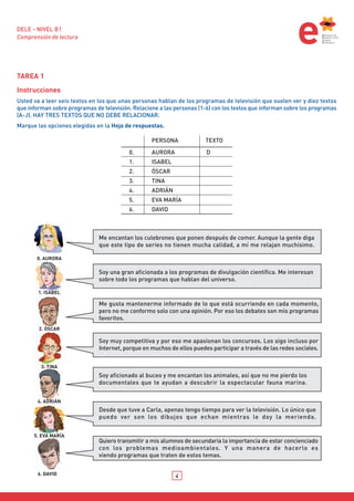 Modelo examen b1 | PDF