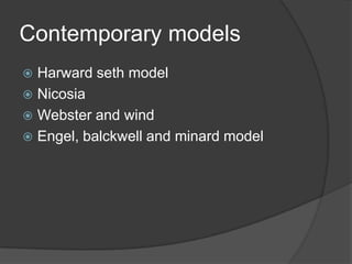 Model of CB unit 1 Introducton and models o Consumer Behaviour | PPT