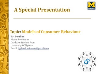 Model of consumer behaviour | PPT