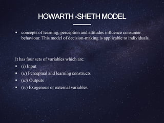 Model of consumer behaviour | PPTX