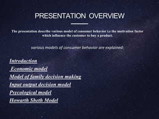 Model of consumer behaviour | PPT