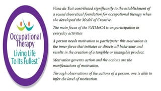 Model of Creative Ability in Occupational Therapy | PPT