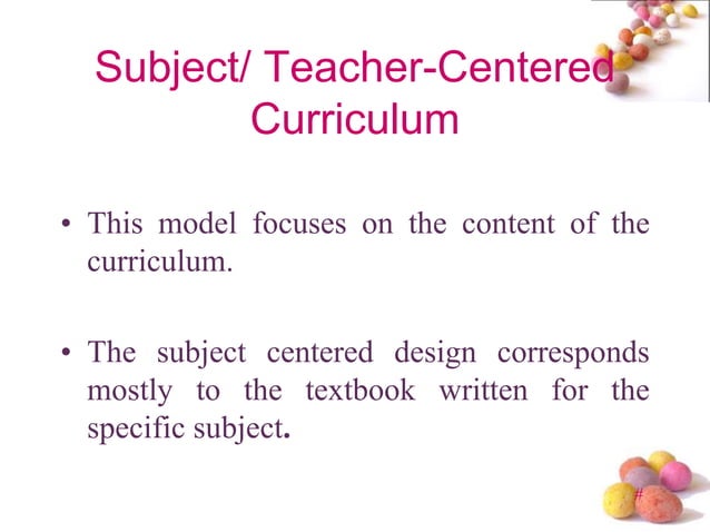 Models of curriculum dvelopment | PPTX