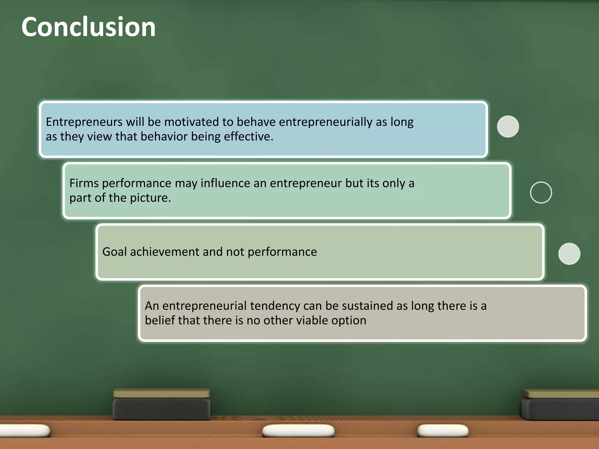 Model of entrepreneurial motivation | PPTX