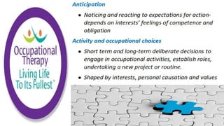Applying The Model of Human Occupations | PPTX