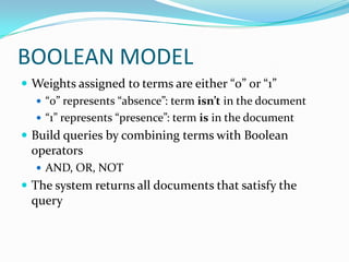 Model of information retrieval (3) | PPTX