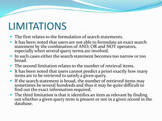 Model of information retrieval (3) | PPTX