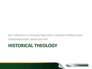 Model of integrated theology | PPT