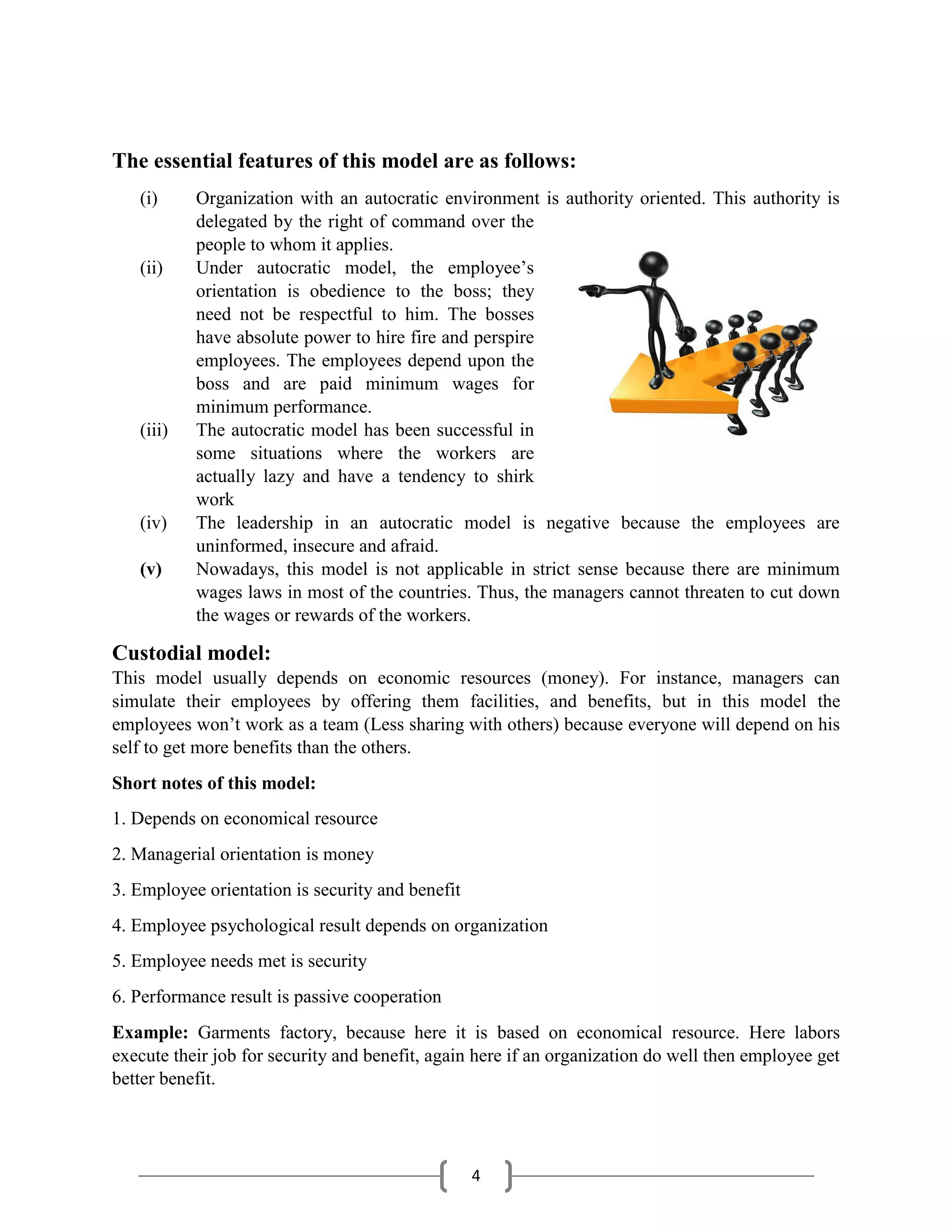 Model of organizatinal behavior | PDF