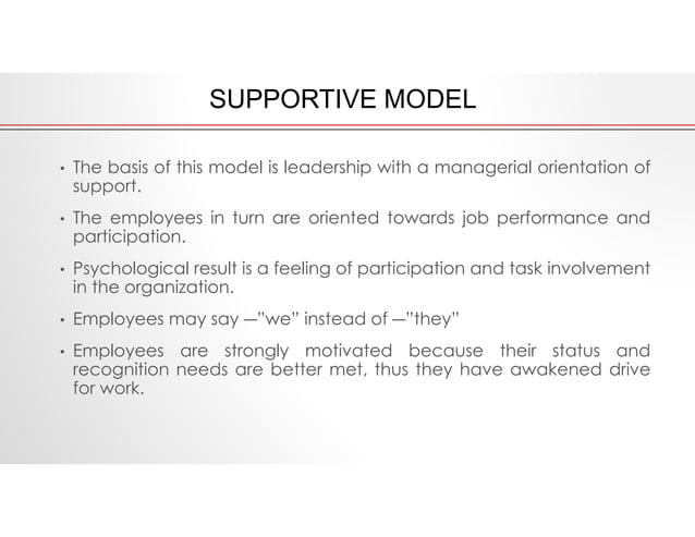 Model of organization behavior | PPT
