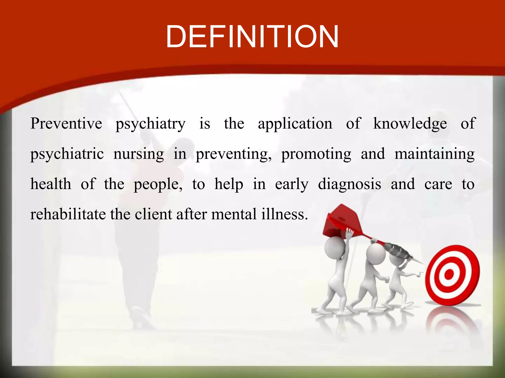Model of prevention in psychiatry | PPTX