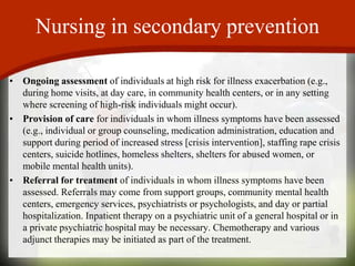 Model of prevention in psychiatry | PPTX