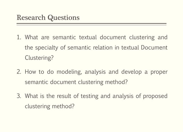 Model Of Semantic Textual Document Clustering Pptx Databases