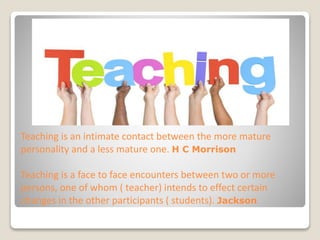 Model of teaching | PPT