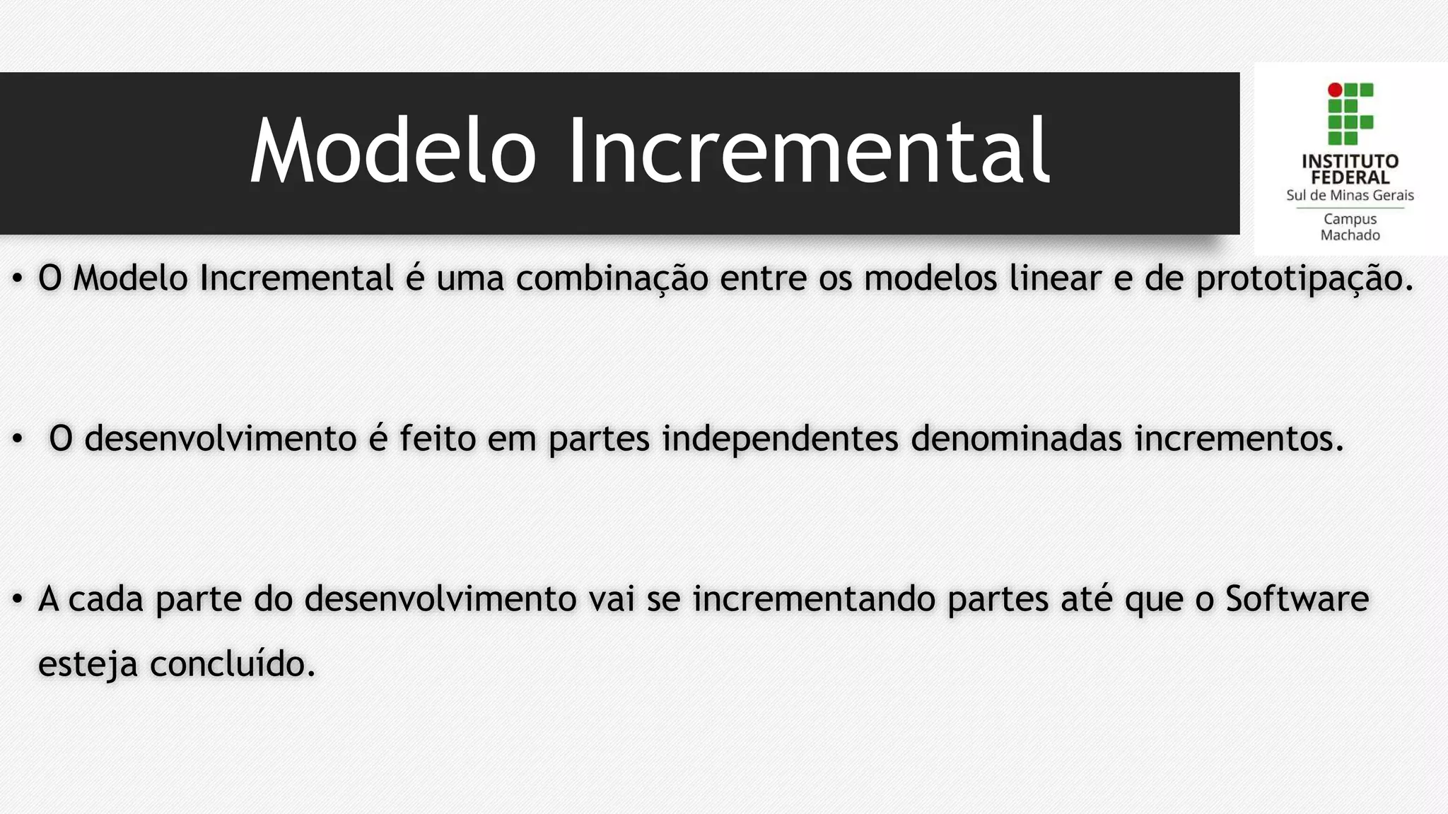Modelo incremental