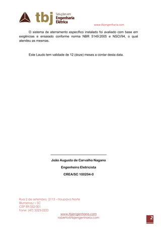 Modelo laudo spda | PDF