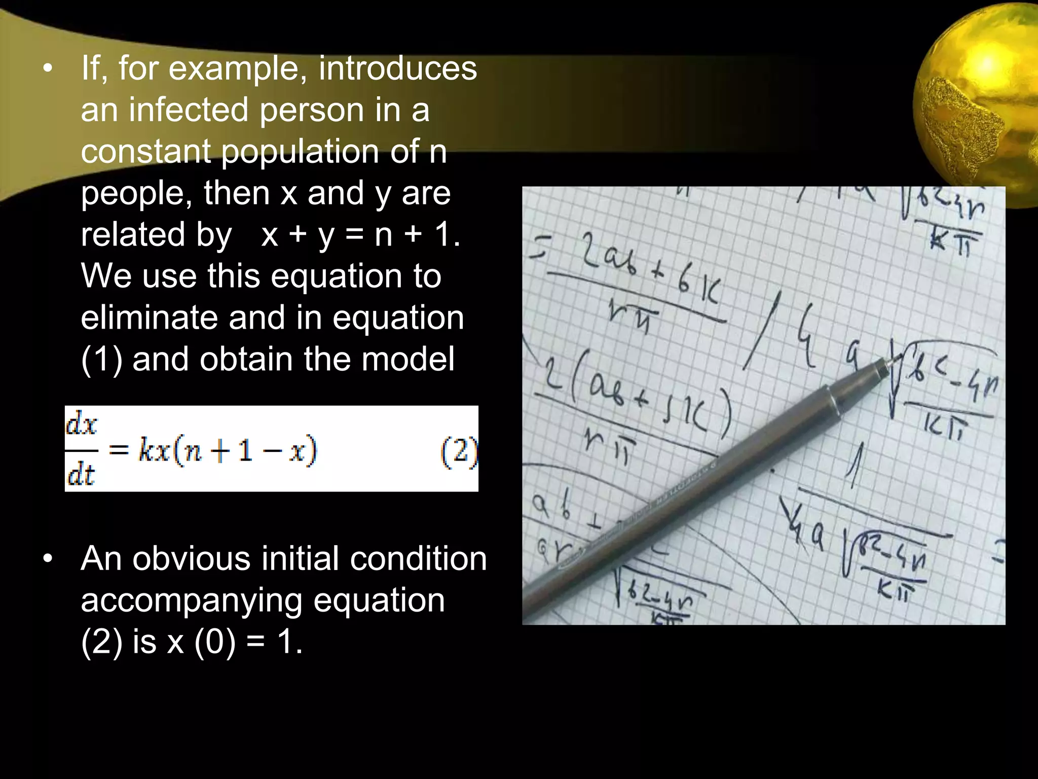 mathematical model | PPTX