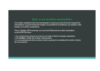 Modelo matematico. | DOCX