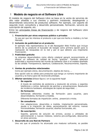 Modelo negocio de software libre | PDF