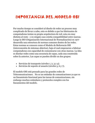 Modelo osi | DOC