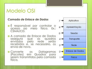 Modelo OSI Visão Geral | PPSX