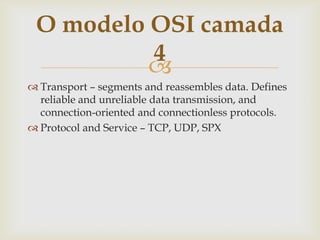 Modelo OSI camadas | PPTX