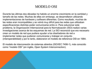 Modelo osi y TCP/IP | PPTX