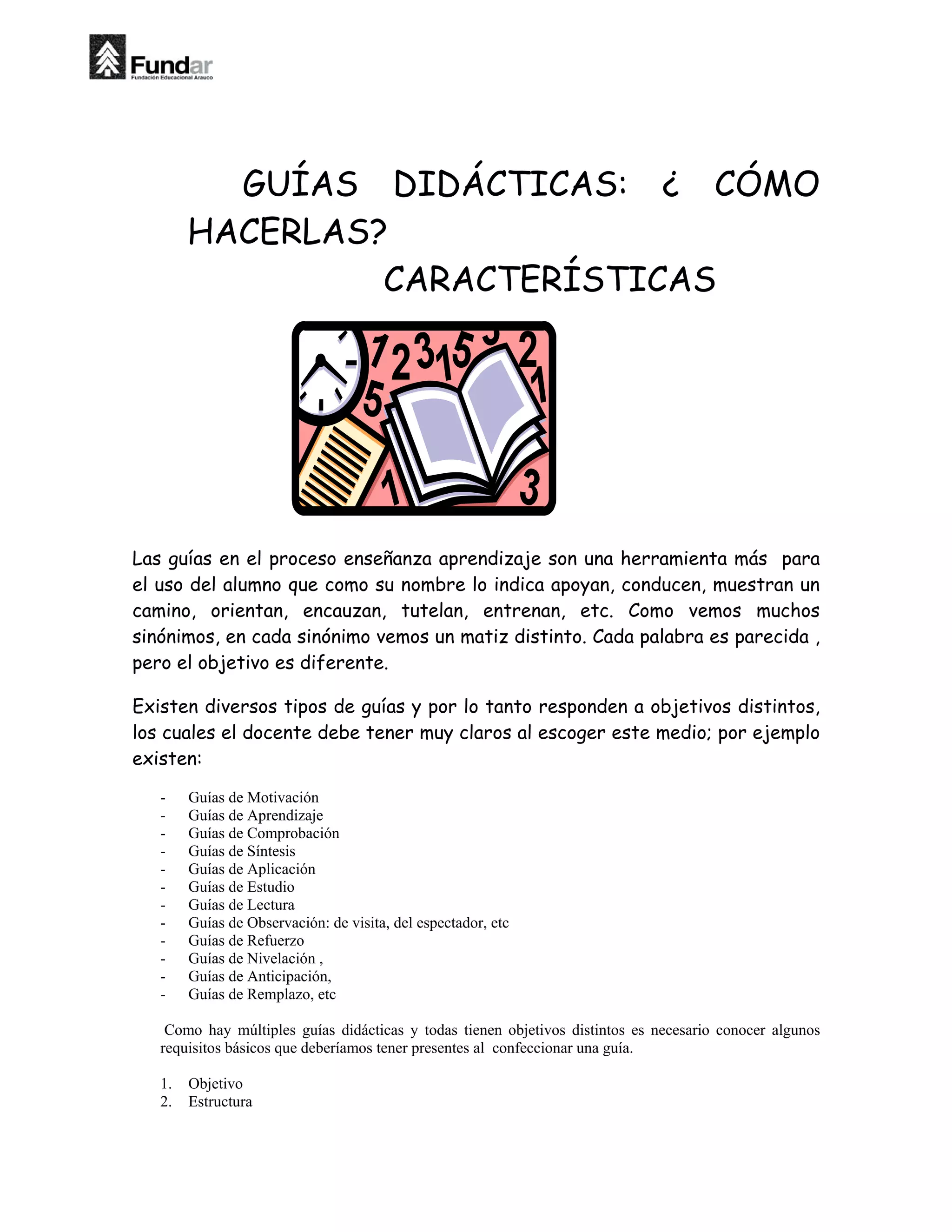 Modelo para la elaboración de guías (1) | PDF