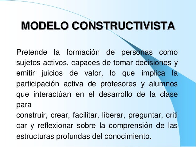 LICEO SEMBRADORES DEL FUTURO: MODELO CONSTRUCTIVISTA