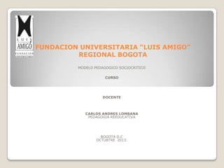 Modelo pedagogico sociocritico | PPTX