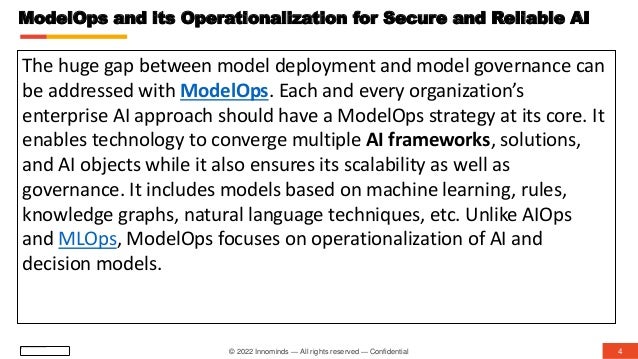 Modelops And Its Operationalization For Secure And Reliable Ai Ppt