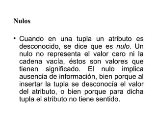 Modelo relacional2 | PPT