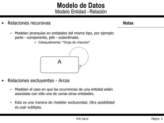 Modelos De Datos (Segunda Parte) | PPT