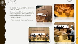 Modelos analogos de stand de mobiliario | PPTX