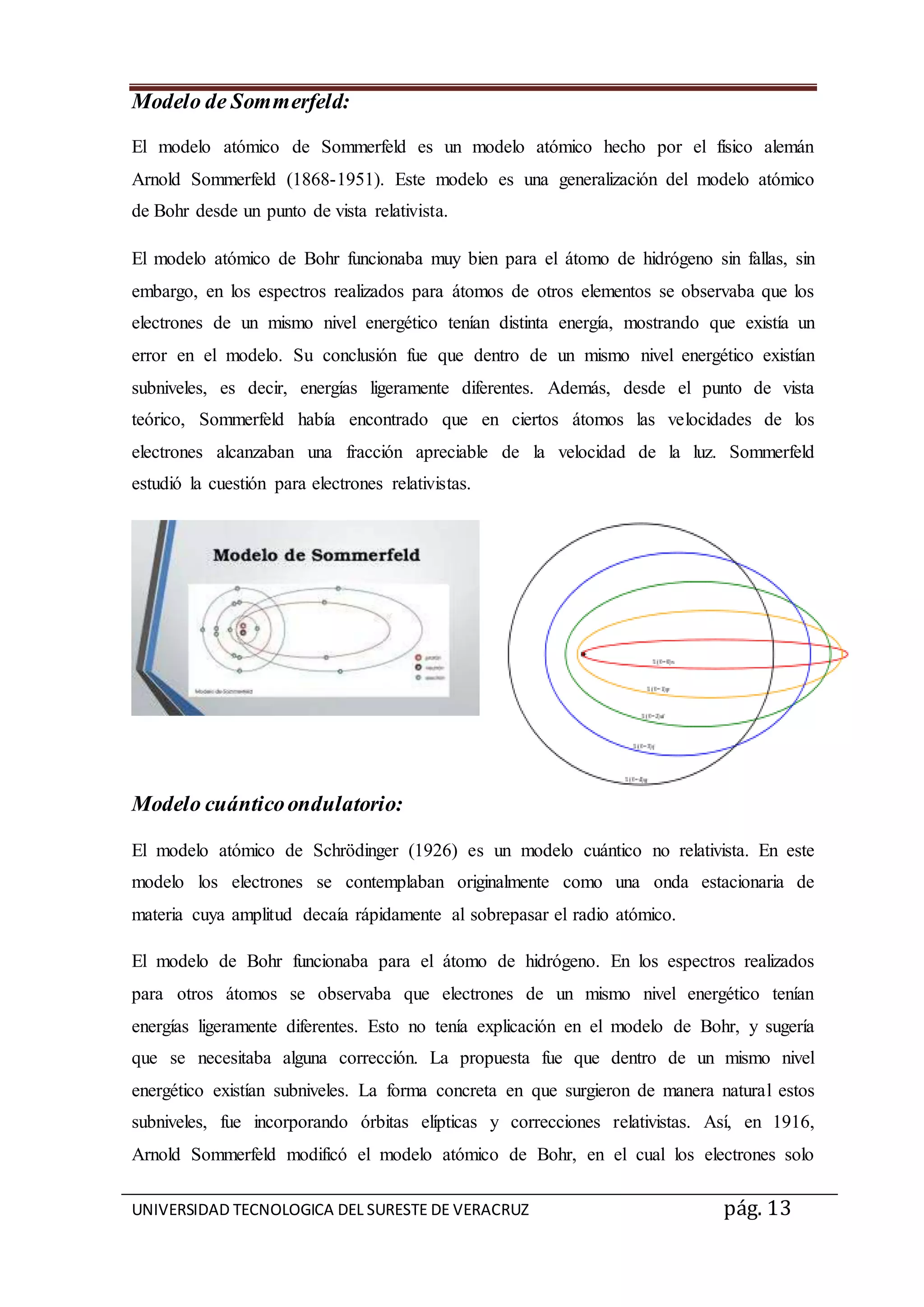 Modelos atomicos | PDF